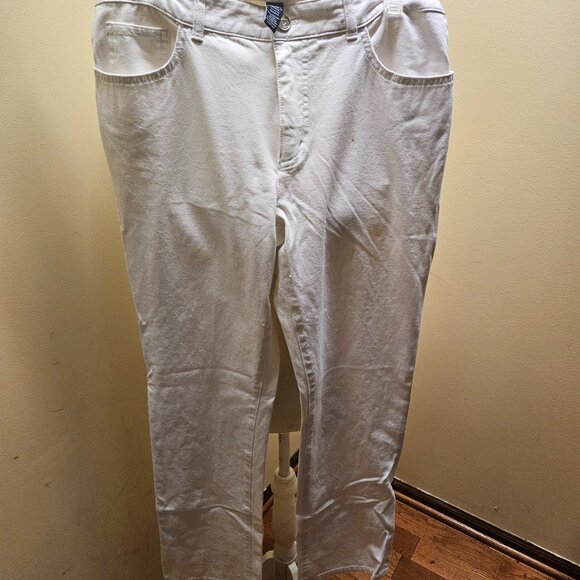 Chaps | Jeans | Chaps Denim White Corduroy Pants | Poshmark